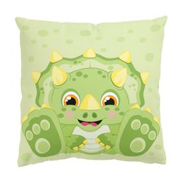 Bilderwelten Dekokissen Dicker Dinosaurier - Triceratops
