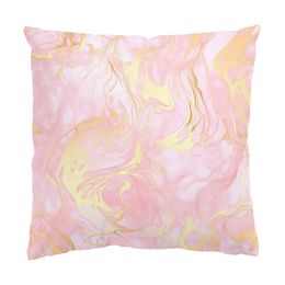Bilderwelten Dekokissen Farbspiel in Rosa und Gold