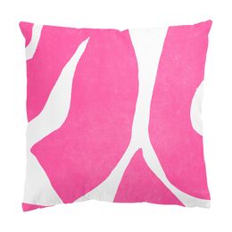 Bilderwelten Dekokissen Formen in Farbe - Pink