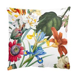 Bilderwelten Dekokissen bunt modern - Farbenfrohe Blumenpracht - Bett Couch Sofakissen Bezug & F&uuml;llung in 40x40 50x50 60x60