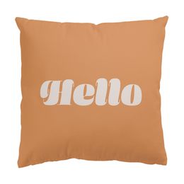 Bilderwelten Dekokissen Apricot Hello