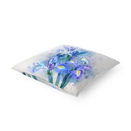 Bilderwelten Dekokissen Aquarell Blumen Iris