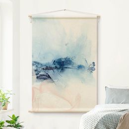 Bilderwelten Wandteppich Indigo & Rouge III
