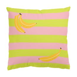 Bilderwelten Dekokissen PopArt Sommer Drei Bananen