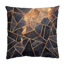 Bilderwelten Dekokissen Onyx mit Gold