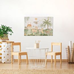Bilderwelten Leinwandbild Dino Baby Welt
