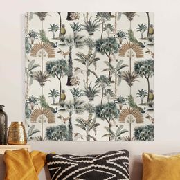 Bilderwelten Leinwandbild Jungle Jive Muster