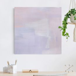 Bilderwelten Leinwandbild Farbstrukturen in Pastell