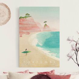 Bilderwelten Leinwandbild Reiseposter - Portugal