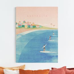 Bilderwelten Leinwandbild Reiseposter - Australien
