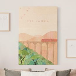 Bilderwelten Leinwandbild Reiseposter - Sri Lanka