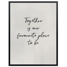 Bilderwelten Leinwandbild Favourite Together