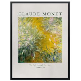 Bilderwelten Leinwandbild Claude Monet - Der Pfad