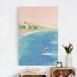 Bilderwelten Leinwandbild Reiseposter - Australien
