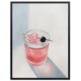 Bilderwelten Leinwandbild Cherry Summer Cocktail