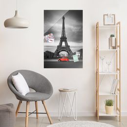 Bilderwelten Glasbild - Hochformat Spot on Paris