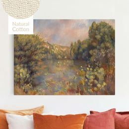 Bilderwelten Leinwandbild - Querformat Auguste Renoir - Landschaft mit See