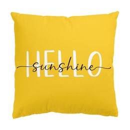 Bilderwelten Dekokissen Sonnengelb - Happy Sunshine
