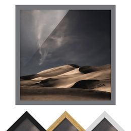 Bilderwelten Bild mit Rahmen - Quadrat Colorado D&uuml;nen