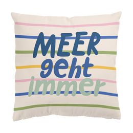 Bilderwelten Dekokissen Sommerurlaub Meer geht immer