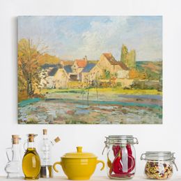 Bilderwelten Leinwandbild - Querformat Camille Pissarro - Landschaft bei Pontoise