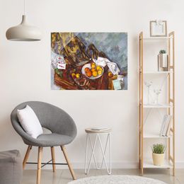 Bilderwelten Glasbild - Querformat Paul C&eacute;zanne - Stillleben Fr&uuml;chte