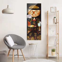 Bilderwelten Glasbild - Hochformat Paul Klee - Schauspieler
