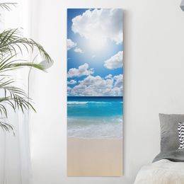 Bilderwelten Leinwandbild - Hochformat Touch of Paradise
