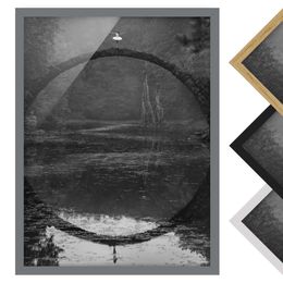 Bilderwelten Bild mit Rahmen - Hochformat Traumt&auml;nzerin