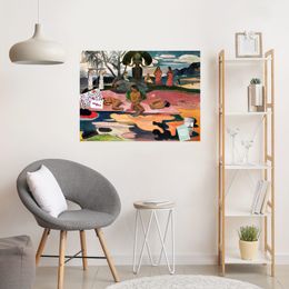 Bilderwelten Glasbild - Querformat Paul Gauguin - Gottestag