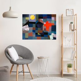 Bilderwelten Glasbild - Querformat Paul Klee - Feuer bei Vollmond