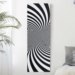 Bilderwelten Leinwandbild - Hochformat Optiktornado