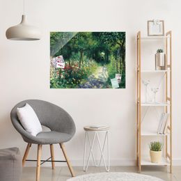 Bilderwelten Glasbild - Querformat Auguste Renoir - Frauen im Garten