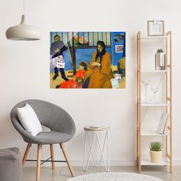 Bilderwelten Glasbild - Querformat Paul Gauguin - Familie Schuffenecker