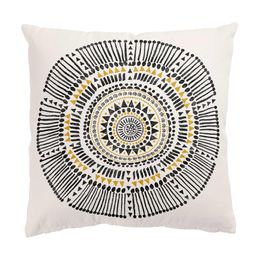 Bilderwelten Dekokissen beige originell Abstrakt - Sonnentribal III - Bett Couch Sofakissen Bezug & F&uuml;llung in 40x40 50x50 60x60