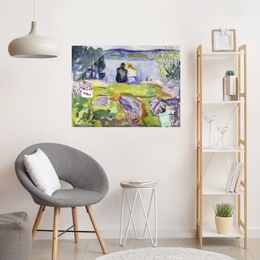 Bilderwelten Glasbild - Querformat Edvard Munch - Fr&uuml;hling