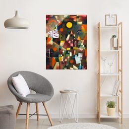 Bilderwelten Glasbild - Hochformat Paul Klee - Der Vollmond
