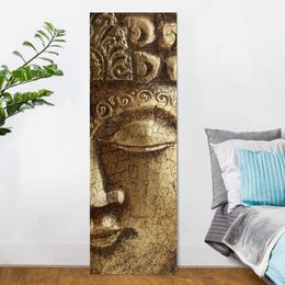 Bilderwelten Leinwandbild - Hochformat Vintage Buddha