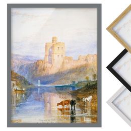 Bilderwelten Bild mit Rahmen - Hochformat William Turner - Norham Castle