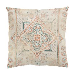 Bilderwelten Dekokissen Teppich mit Bandana Muster Vintage