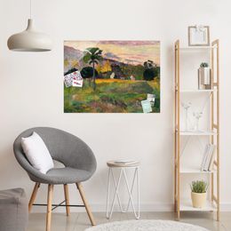 Bilderwelten Glasbild - Querformat Paul Gauguin - Komm her
