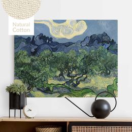 Bilderwelten Leinwandbild - Querformat Vincent van Gogh - Olivenb&auml;ume
