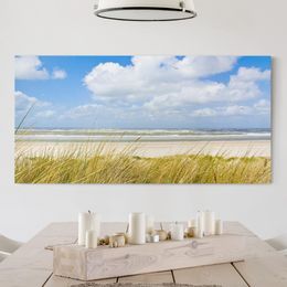 Bilderwelten Leinwandbild - Querformat An der Nordseek&uuml;ste