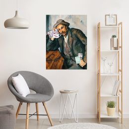 Bilderwelten Glasbild - Hochformat Paul C&eacute;zanne - Der Raucher