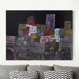Bilderwelten Leinwandbild - Querformat Paul Klee - Altes Gem&auml;uer