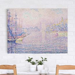 Bilderwelten Leinwandbild - Querformat Paul Signac - Der Hafen von Marseille