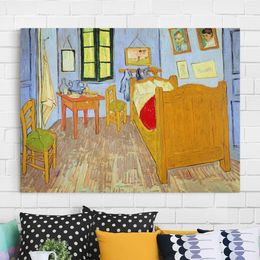 Bilderwelten Leinwandbild - Querformat Vincent van Gogh - Schlafzimmer in Arles