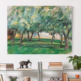 Bilderwelten Leinwandbild - Querformat Paul C&eacute;zanne - Geh&ouml;ft Normandie