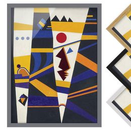 Bilderwelten Bild mit Rahmen - Hochformat Wassily Kandinsky - Bindung