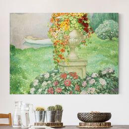 Bilderwelten Leinwandbild - Querformat Henri Lebasque - Der Garten